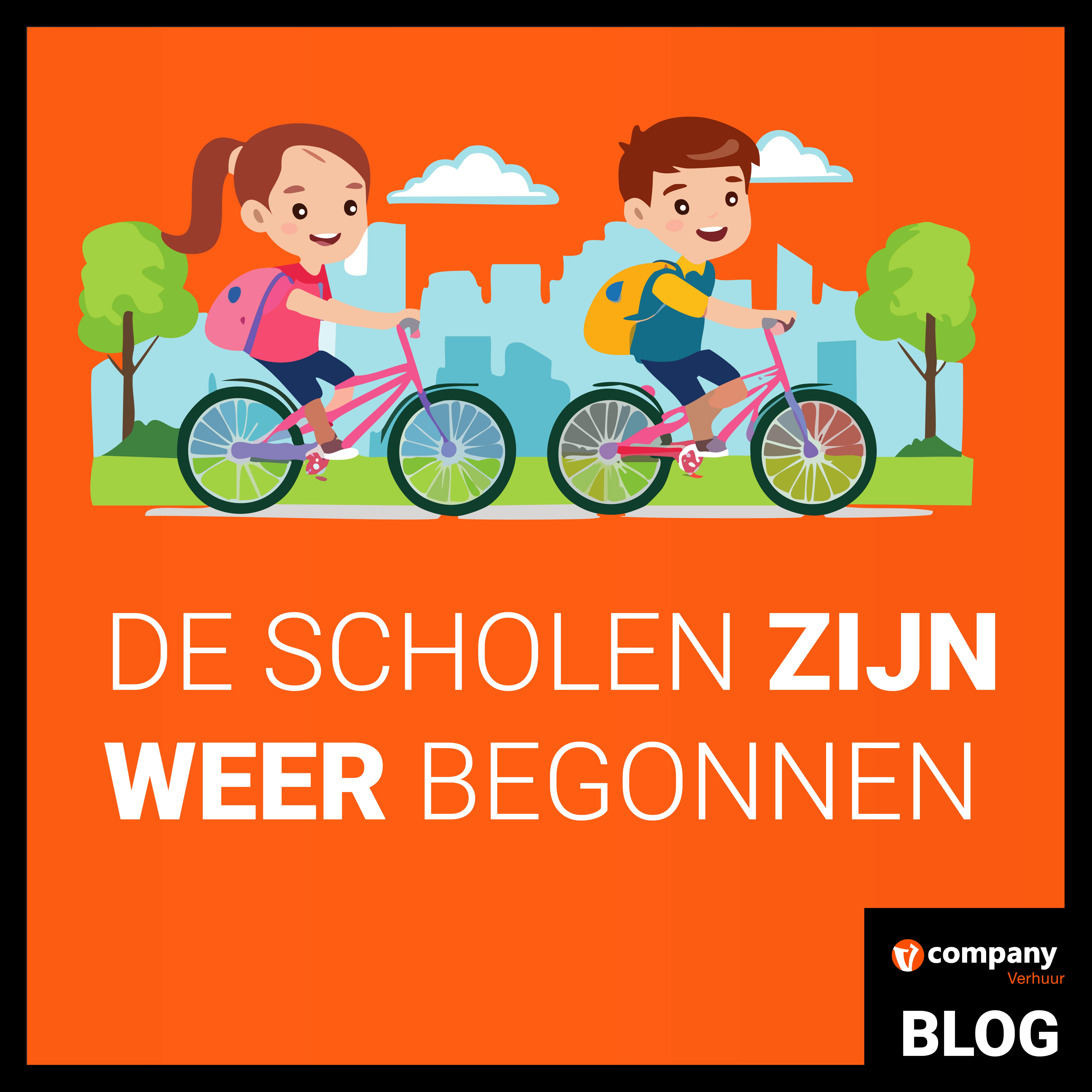 De scholen zijn weer begonnen! | Huur nu bij Vcompany